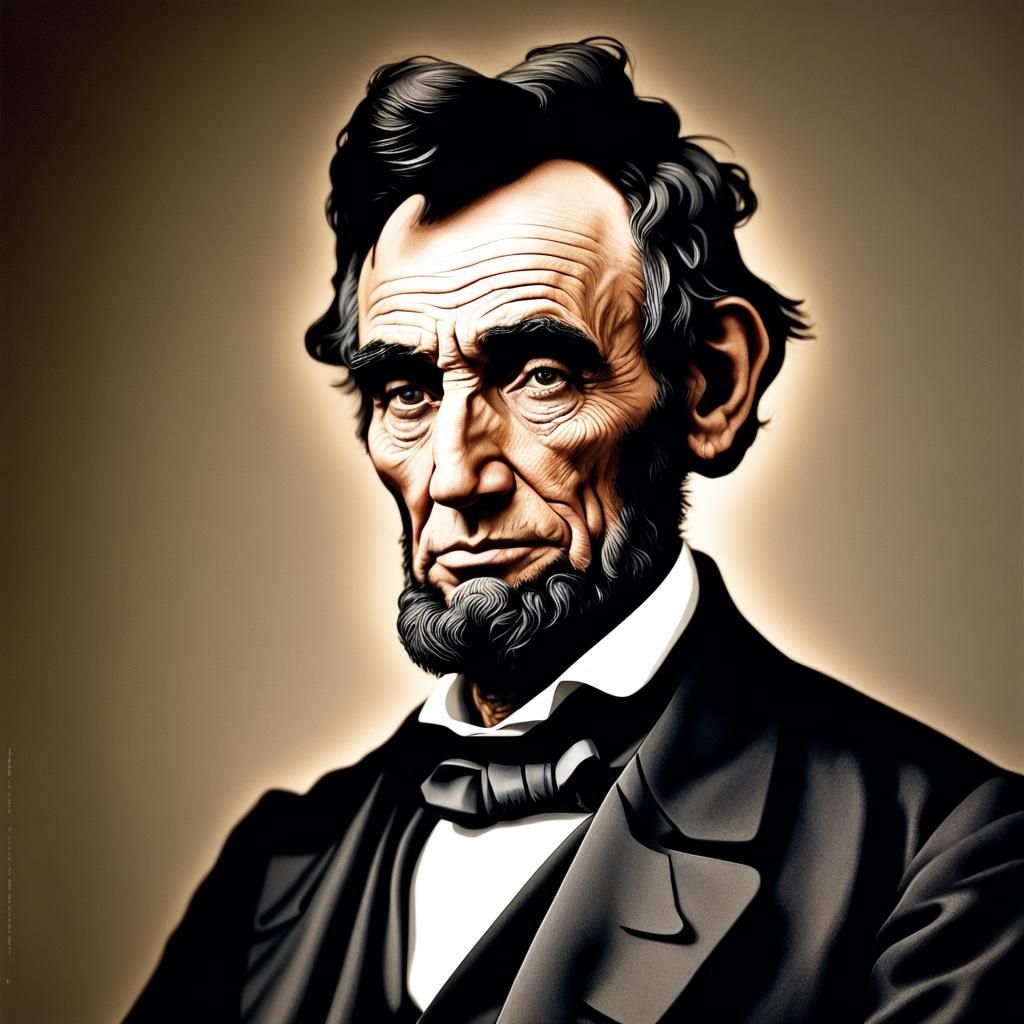 Abraham Lincoln 2 - AI Generated Artwork - NightCafe Creator
