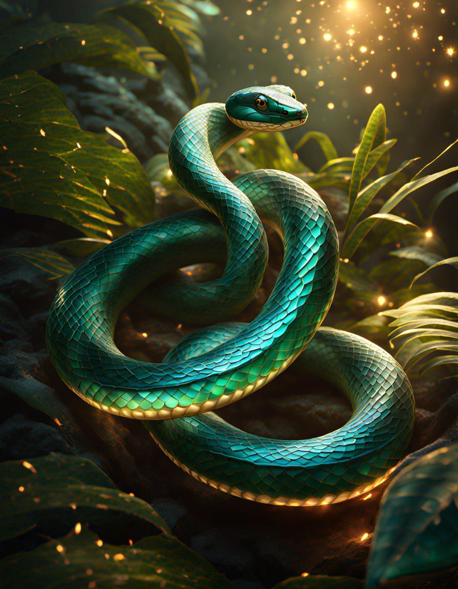 Snake - AI Generated Artwork - NightCafe Creator