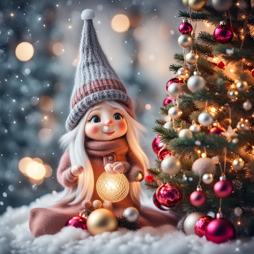 Christmas Gnome - AI Generated Artwork - NightCafe Creator