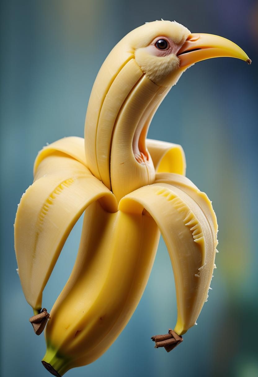 Banana bird - AI Generated Artwork - NightCafe Creator