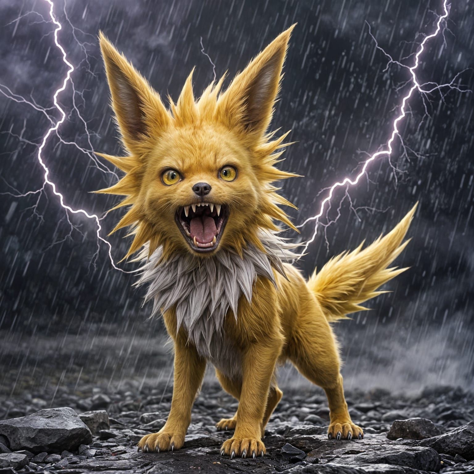 Jolteon - AI Generated Artwork - NightCafe Creator