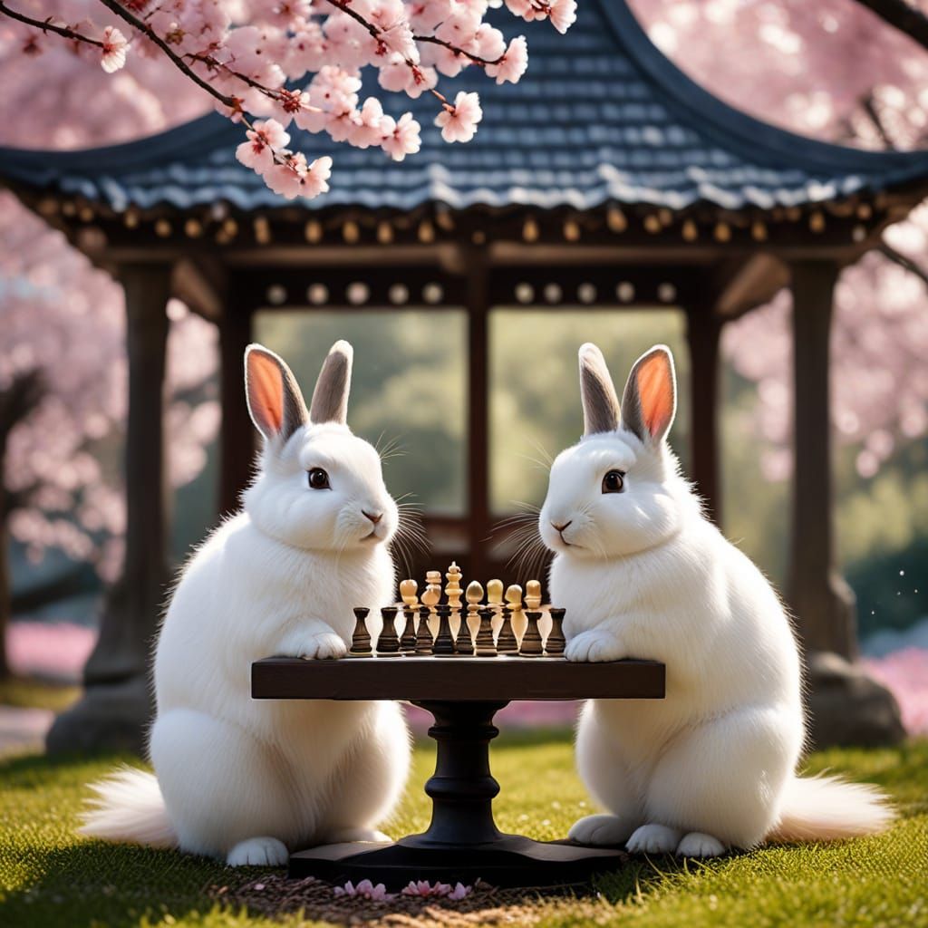 Netherland dwarf bunny ♟️🐇 chess