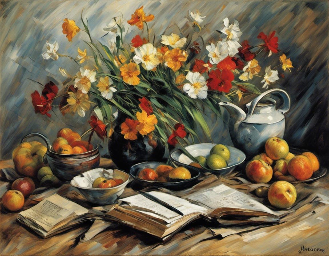 Still Life - AI Generated Artwork - NightCafe Creator