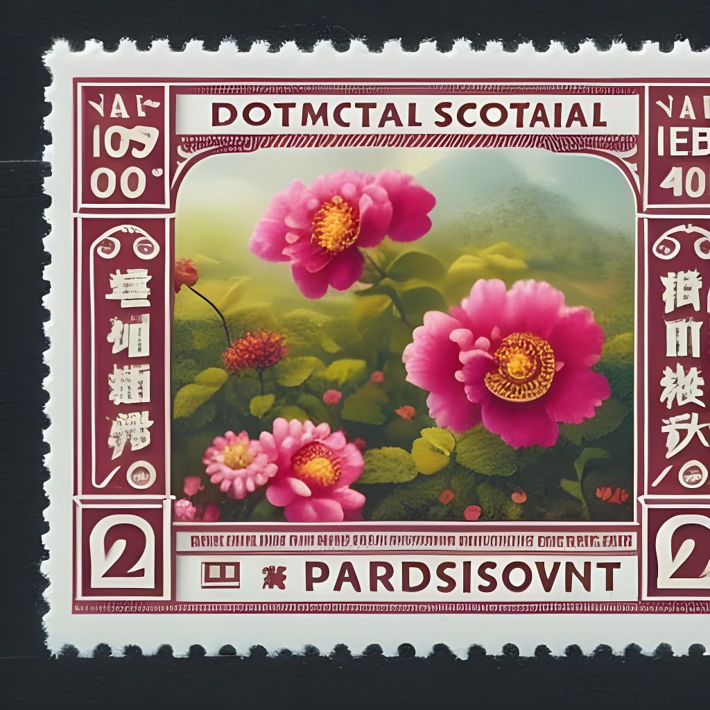 Postage stamp - AI Generated Artwork - NightCafe Creator