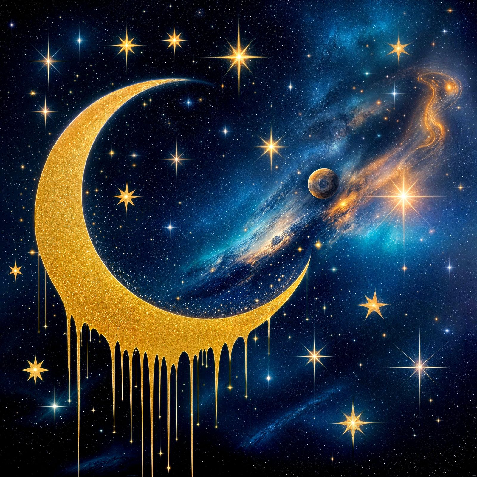 Melting night sky - Melting night sky