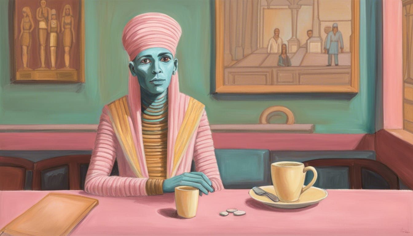 Just your typical mummy drinking a cup of tea