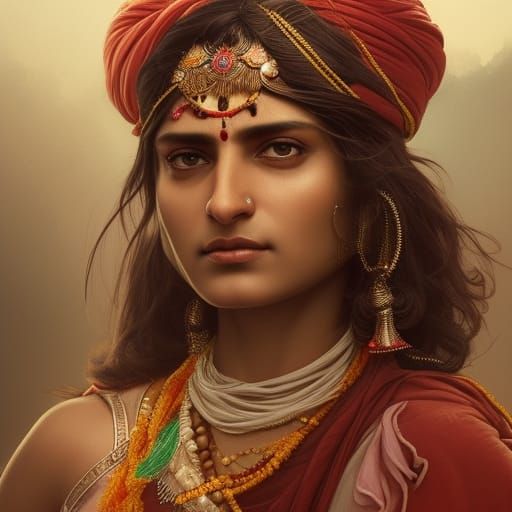 Kaikeyi Ramayan Warrior Queen - AI Generated Artwork - NightCafe Creator
