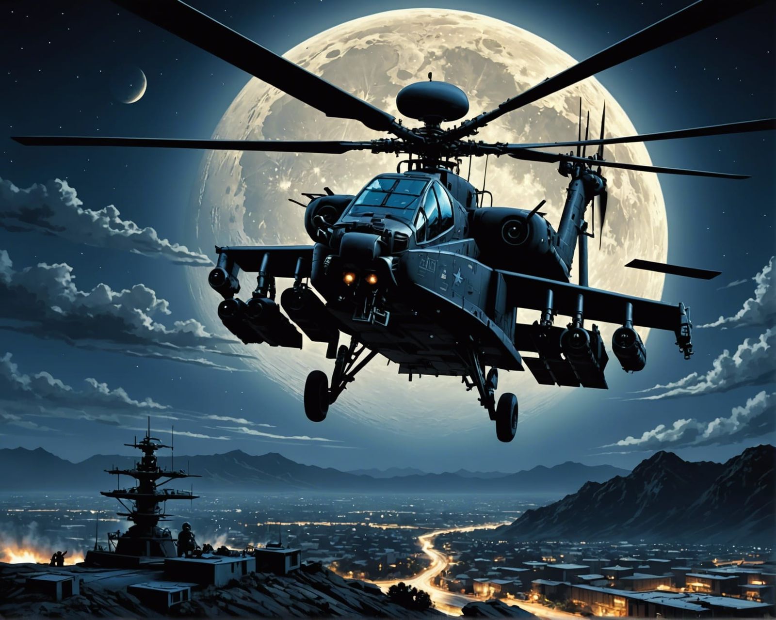 Night Apache - AI Generated Artwork - NightCafe Creator