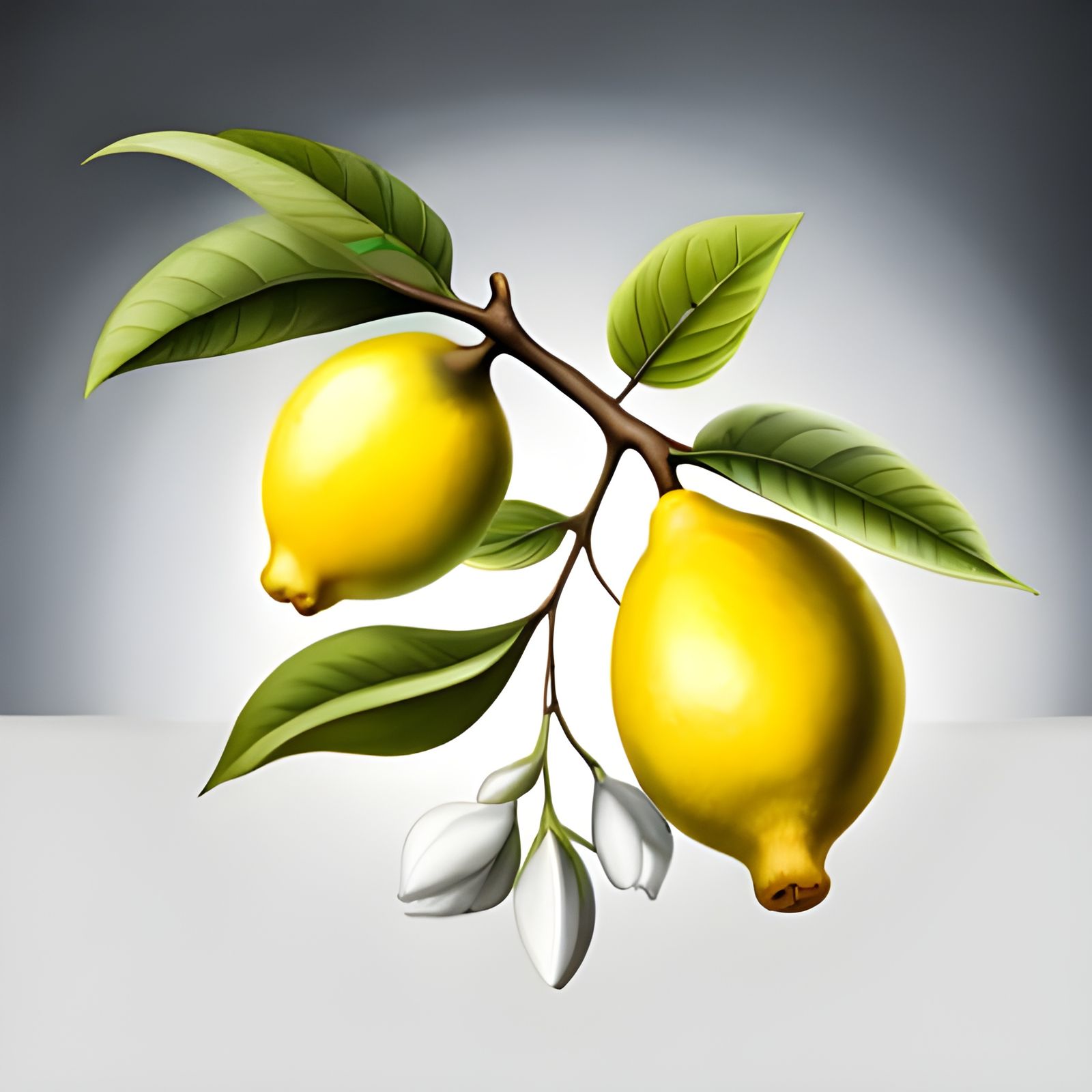 Lemon tree branch - AI Generated Artwork - NightCafe Creator