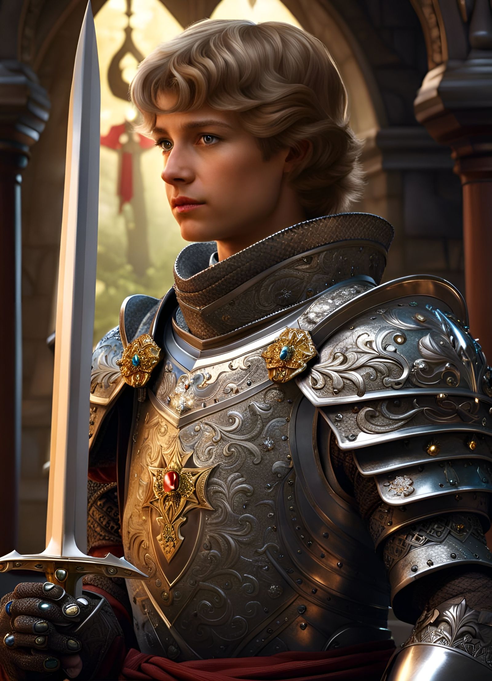 Young Knight - AI Generated Artwork - NightCafe Creator