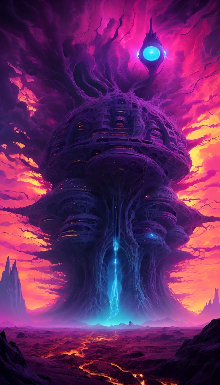 Cosmic Rift Unleashes Unstable Tangent Universe in... - AI Art