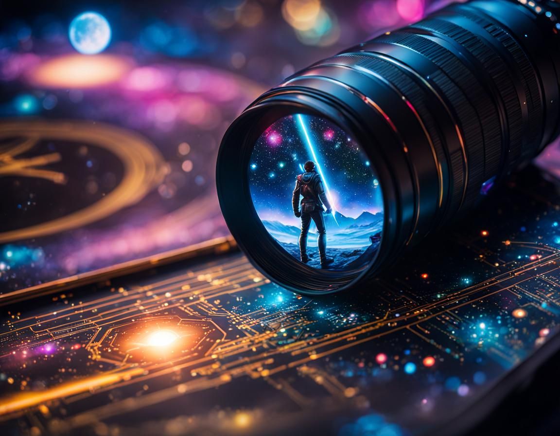 Cosmic capture - AI Generated Artwork - NightCafe Creator