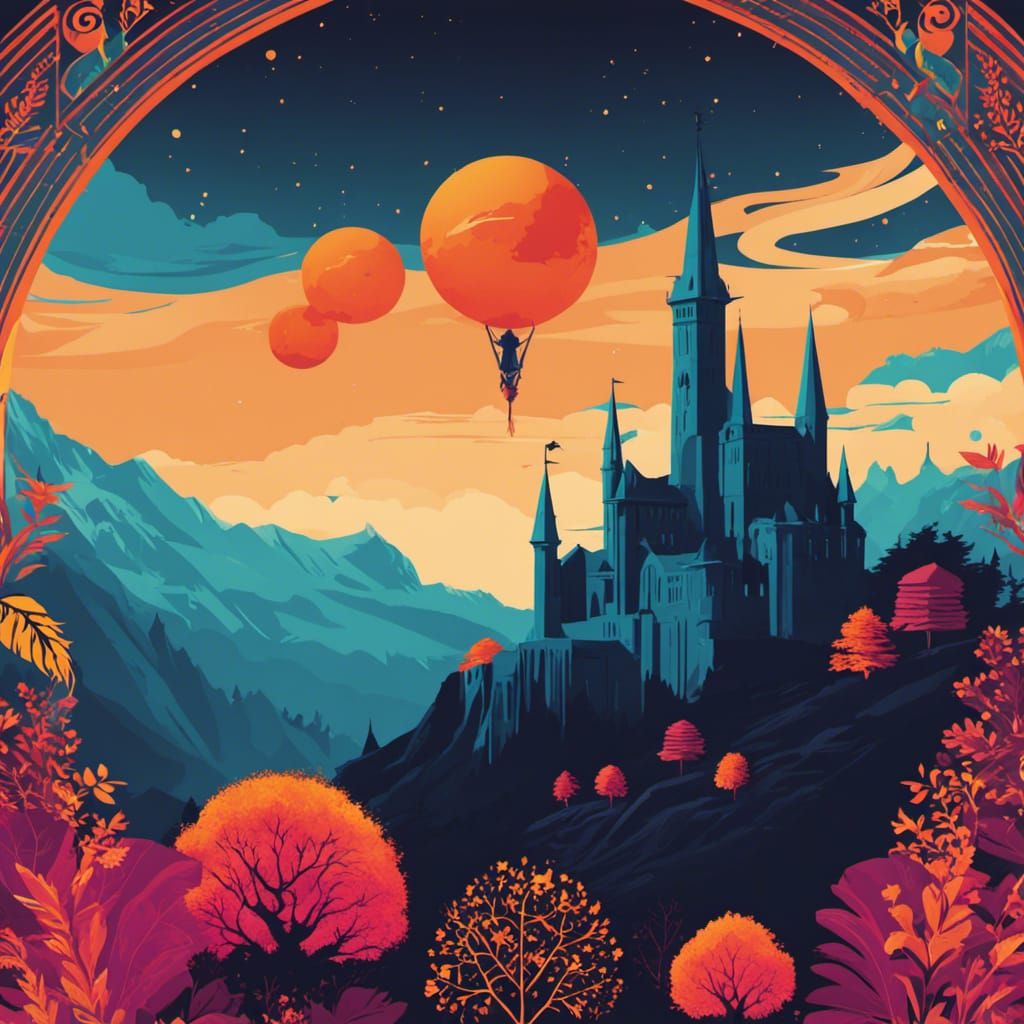 Minimalist Wizard Academy - AI Generated Artwork - NightCafe Creator