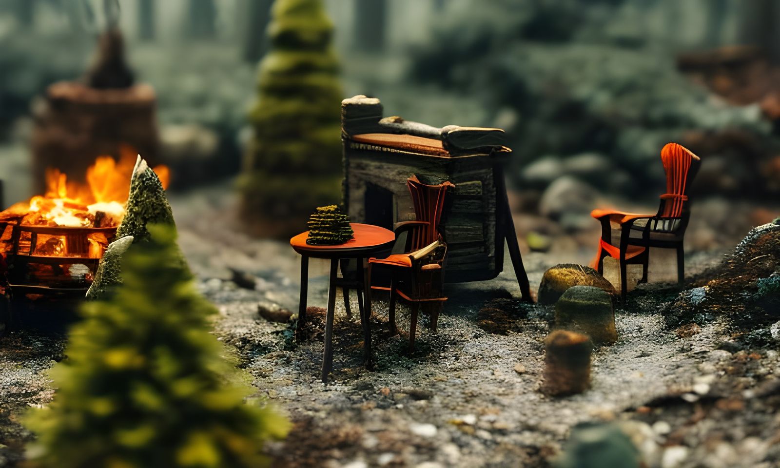 Campfire - AI Generated Artwork - NightCafe Creator