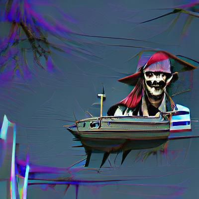 creepy boat pirate - AI Generated Artwork - NightCafe Creator