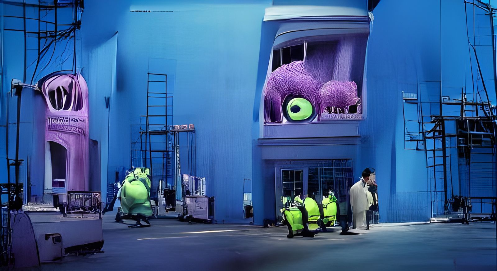 Monsters Inc. directed by Orson Welles - AI Generated Artwork ...