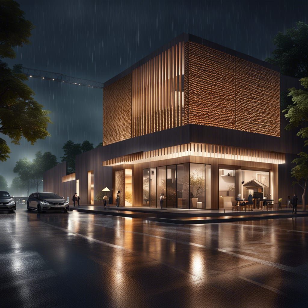 Post Modern Sales Center Design - AI Generated Artwork - NightCafe Creator