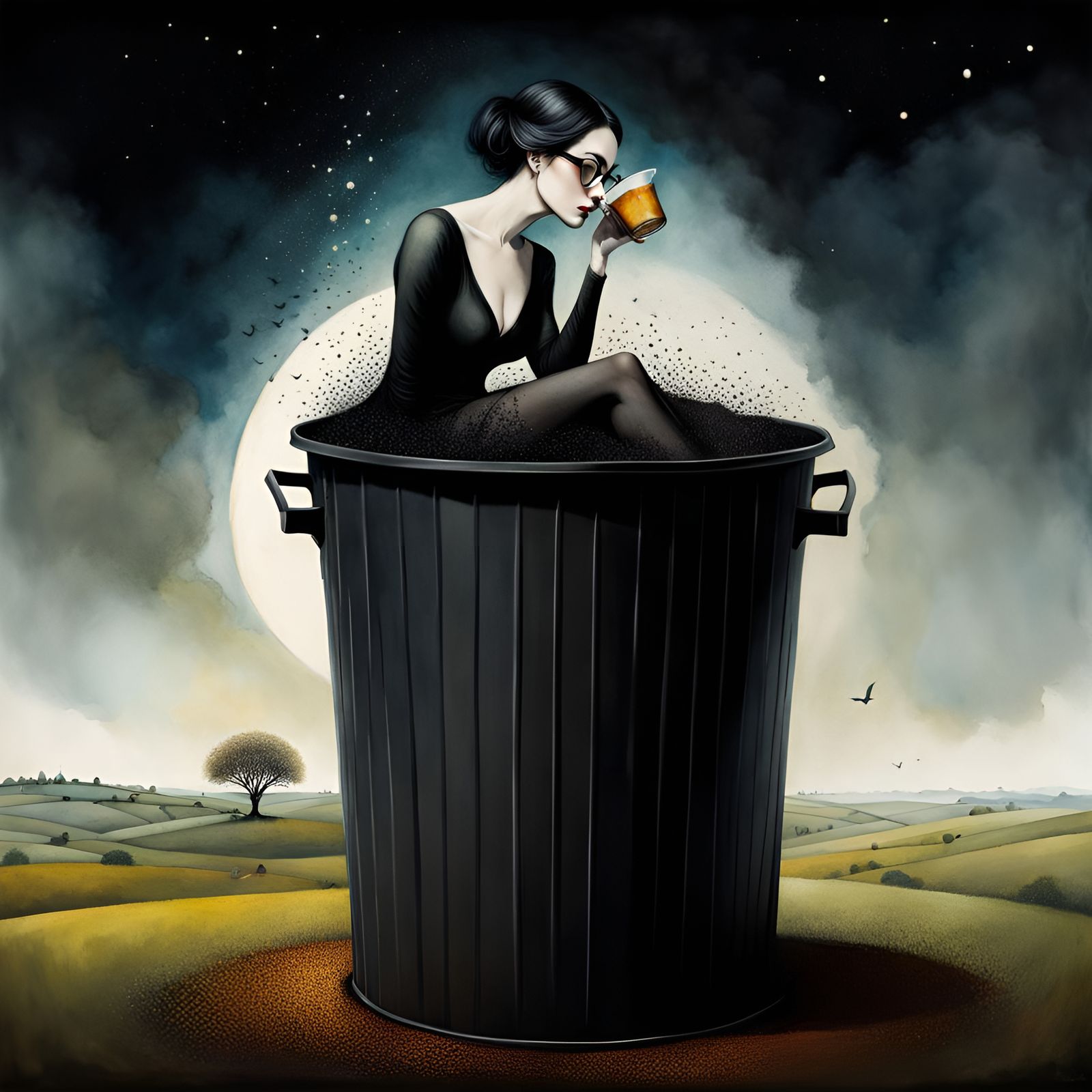 Just another discarded woman - AI Generated Artwork - NightCafe Creator