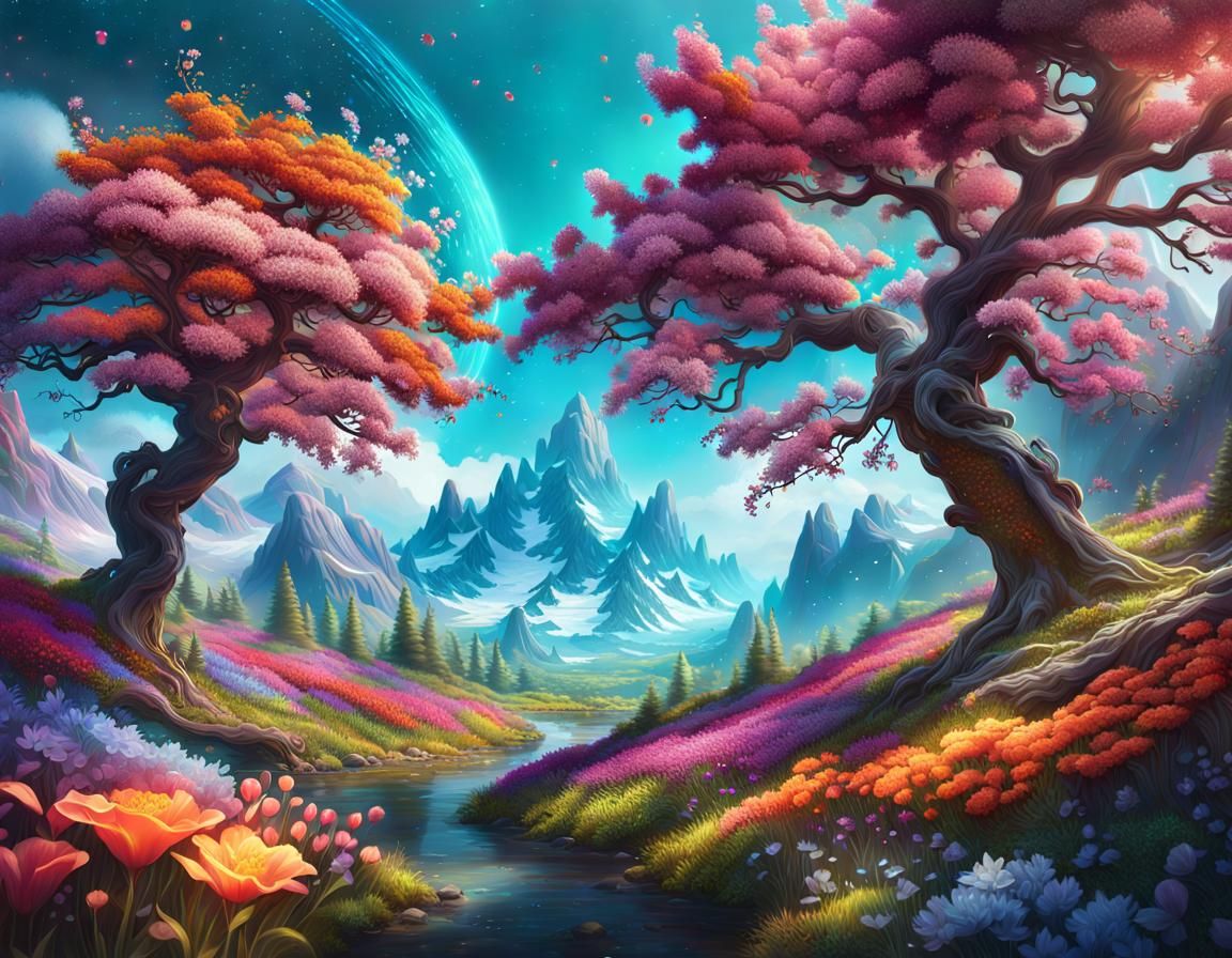 Glimpses of Spring - AI Generated Artwork - NightCafe Creator