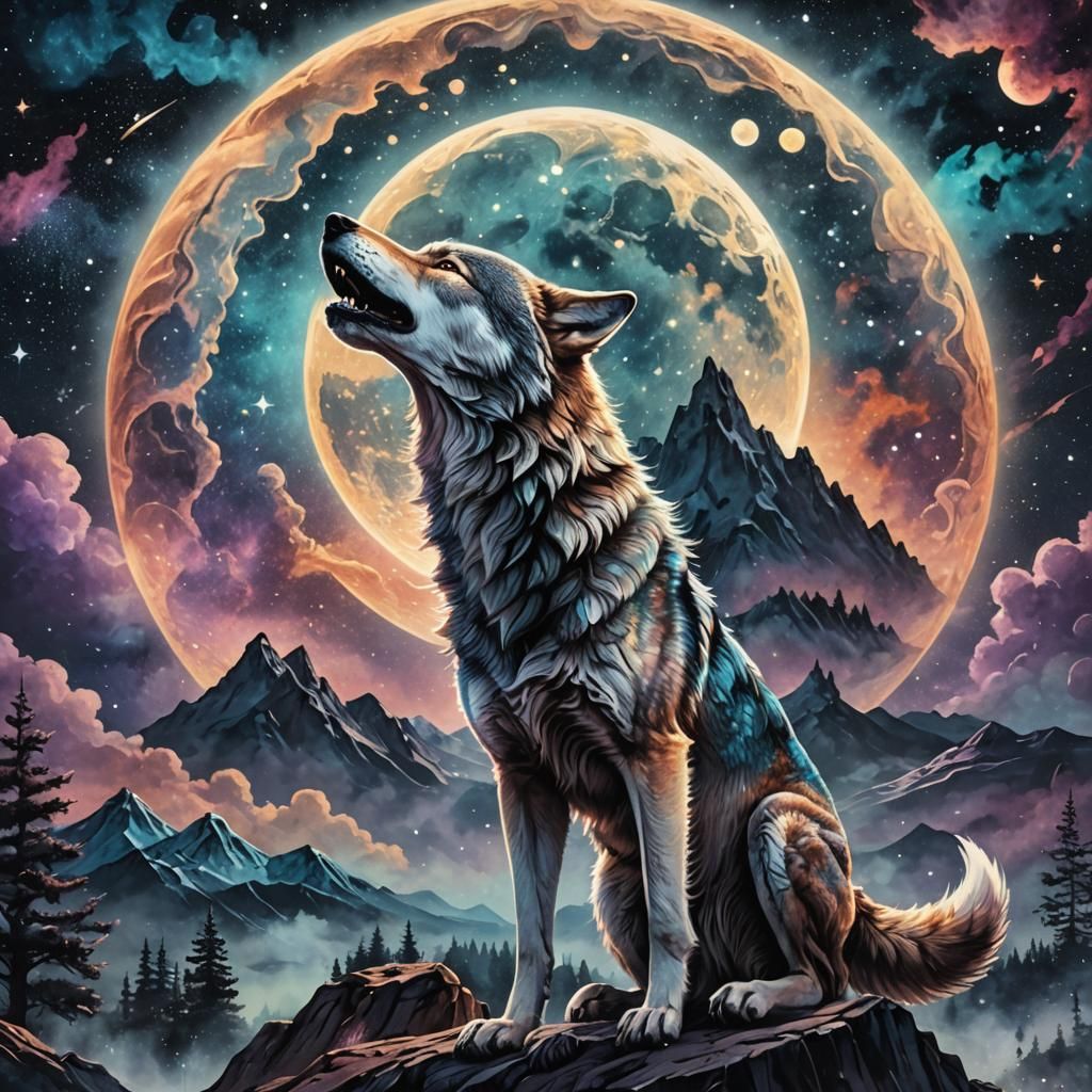 Canis lupus - AI Generated Artwork - NightCafe Creator