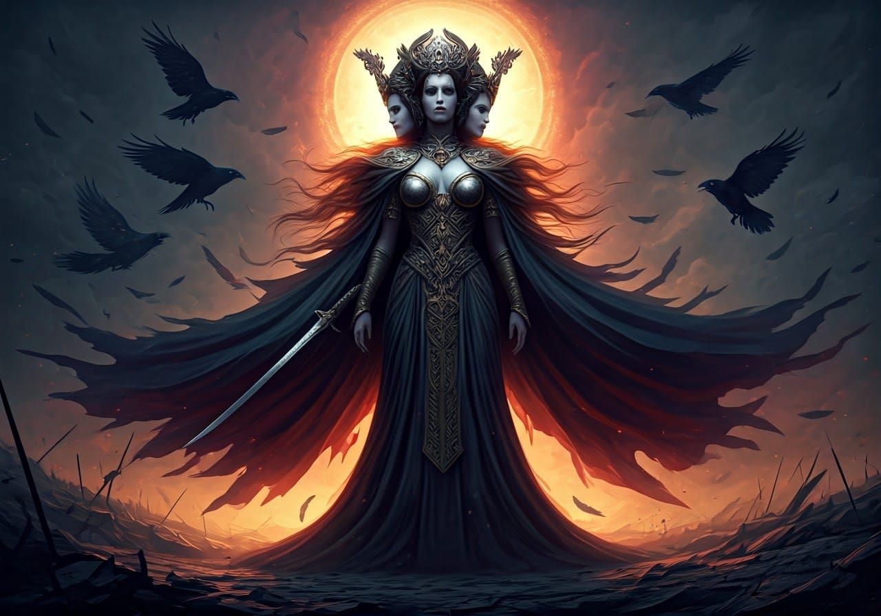 The Morrigan, Celtic triple Goddess