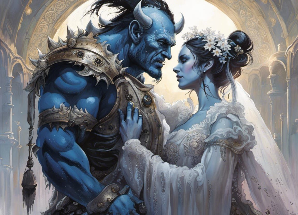 a orc wedding - AI Generated Artwork - NightCafe Creator