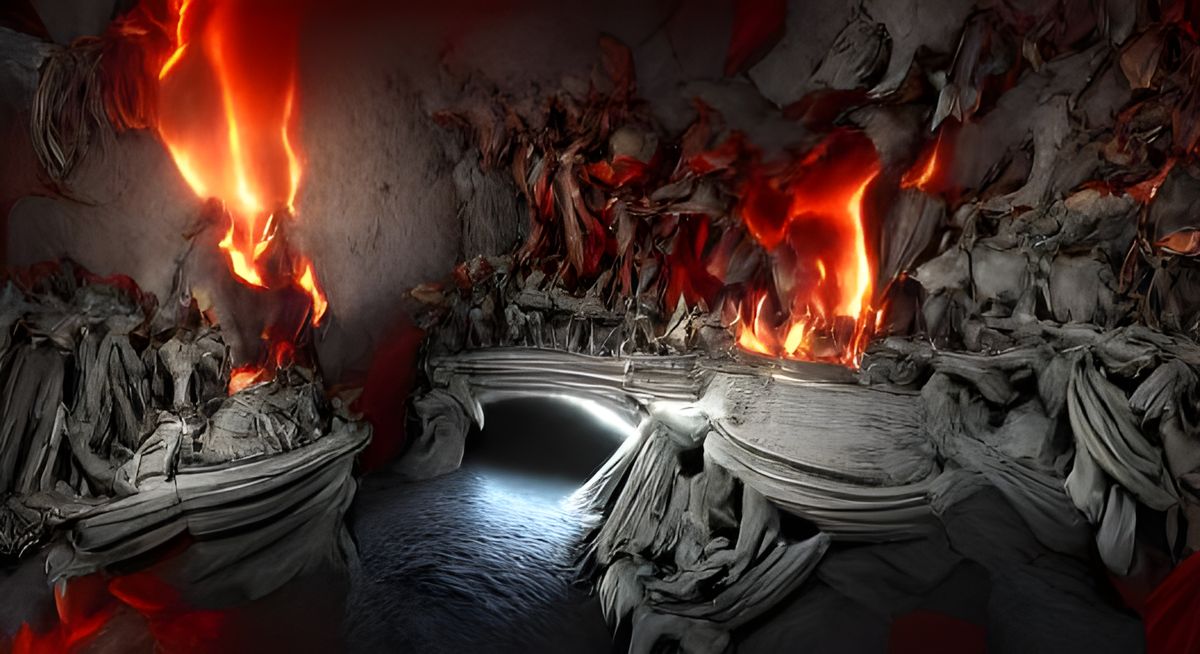 Dante Alighieri´s Inferno - AI Generated Artwork - NightCafe Creator