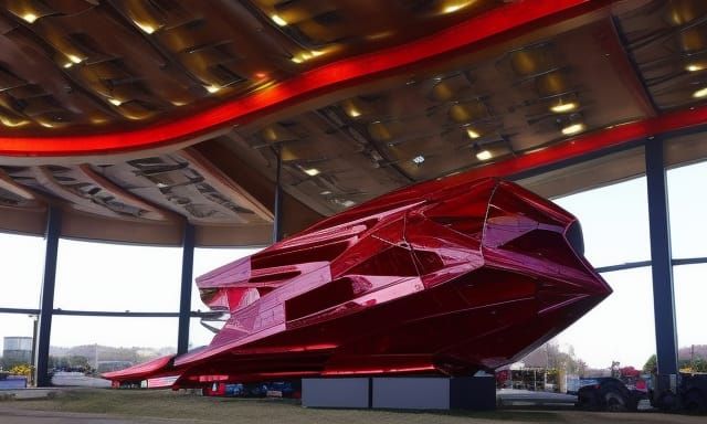 It Can Be Yours Spaceship Dealer - Ruby Gemstone Spaceship S...