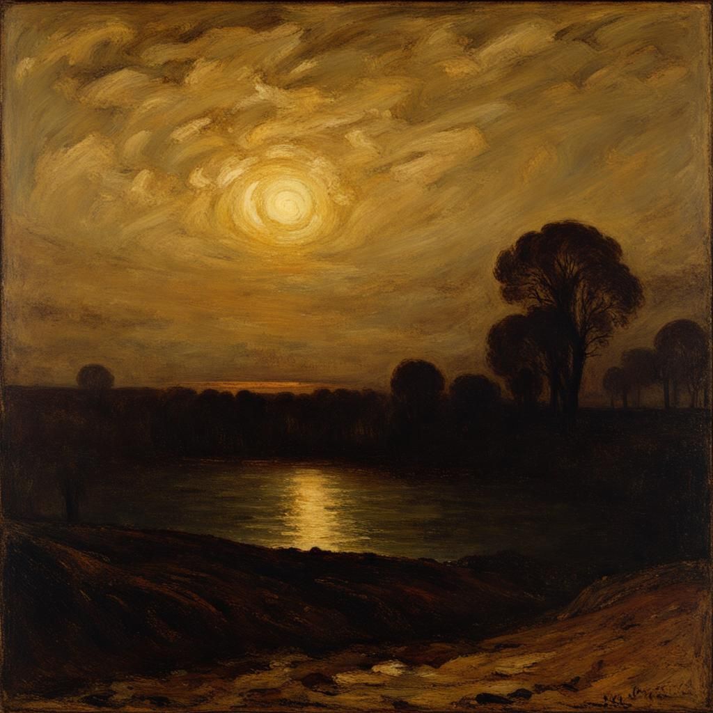 By Albert Pinkham Ryder - AI Generated Artwork - NightCafe Creator