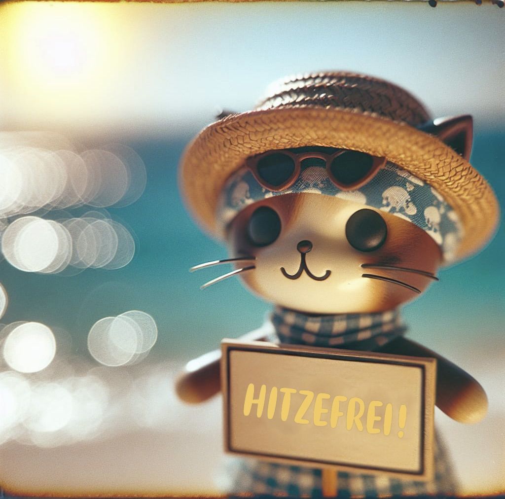 HITZEFREI!! ☀️🏴‍☠️😼 - AI Generated Artwork - NightCafe Creator