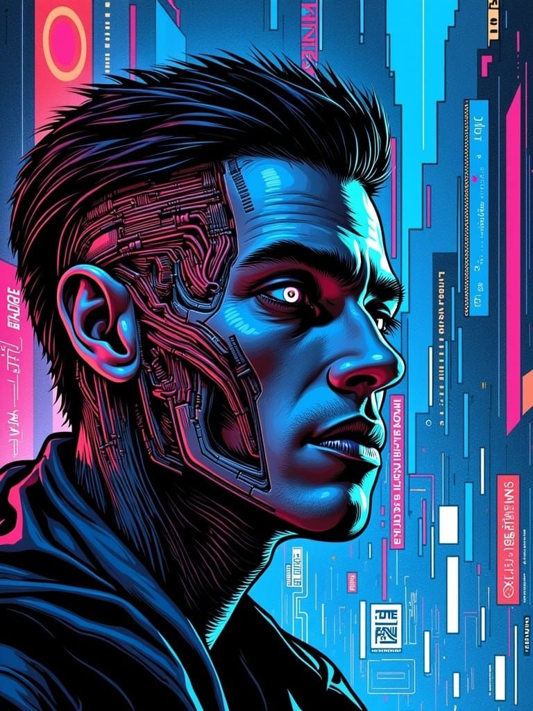 Scanning - Cybernetic Human with Integrated Circuits Unveile...