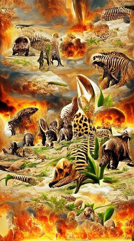 The 6th mass extinction 32 - AI Generated Artwork - NightCafe Creator