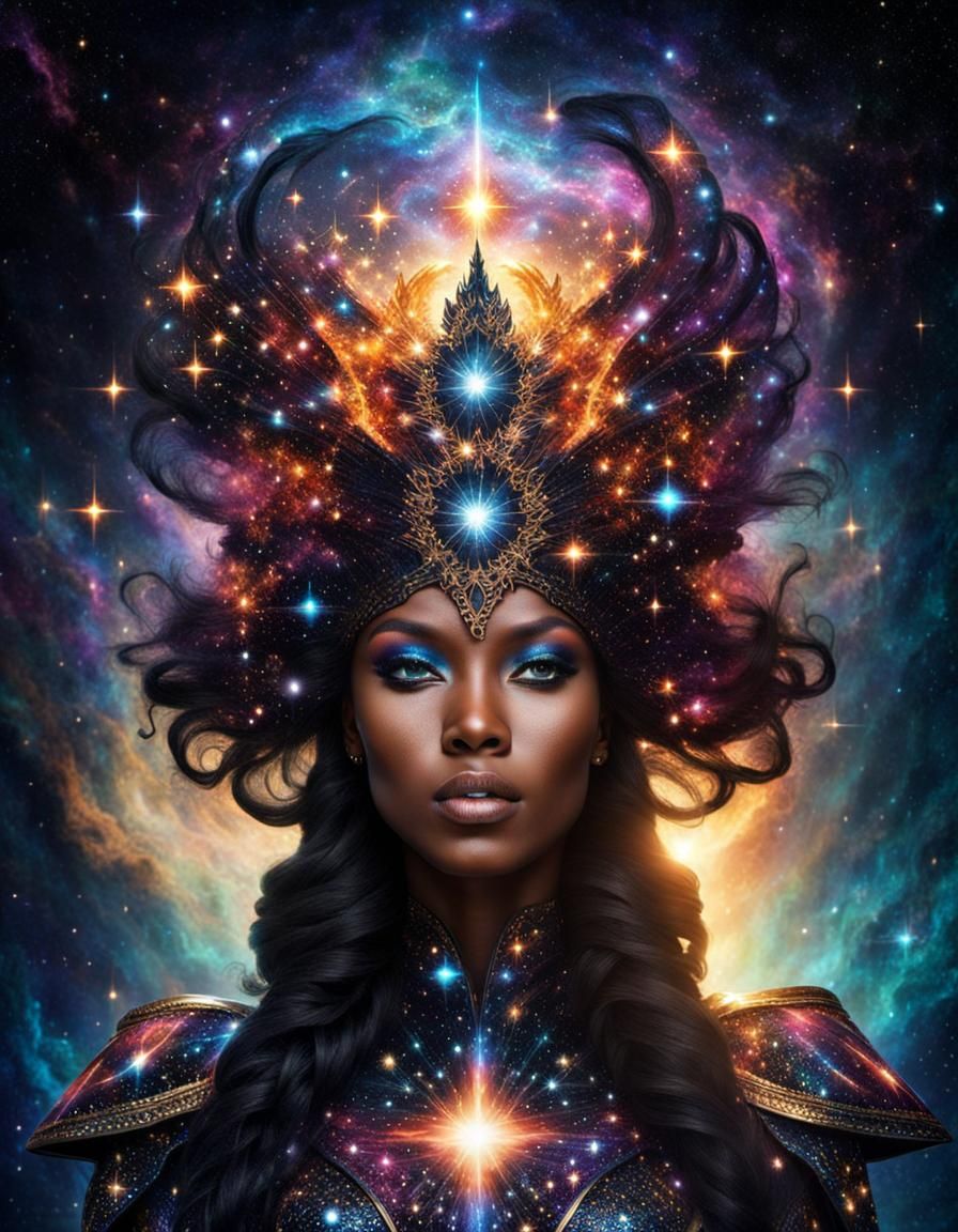 cosmic goddess - AI Generated Artwork - NightCafe Creator