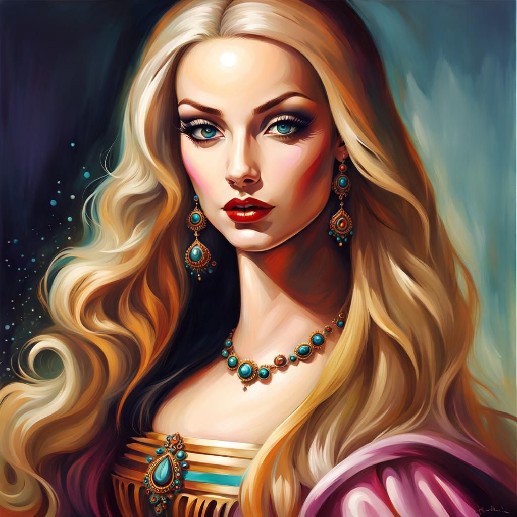 Barba Lisa Glamour Shot - AI Generated Artwork - NightCafe Creator