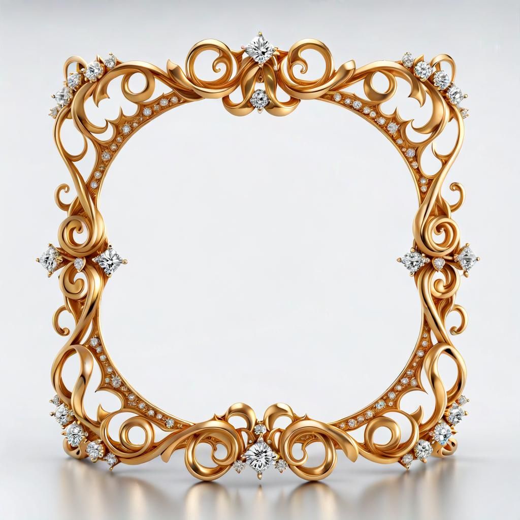 beautiful swirly frame; masterpiece gorgeous beautiful exceptional gold ...