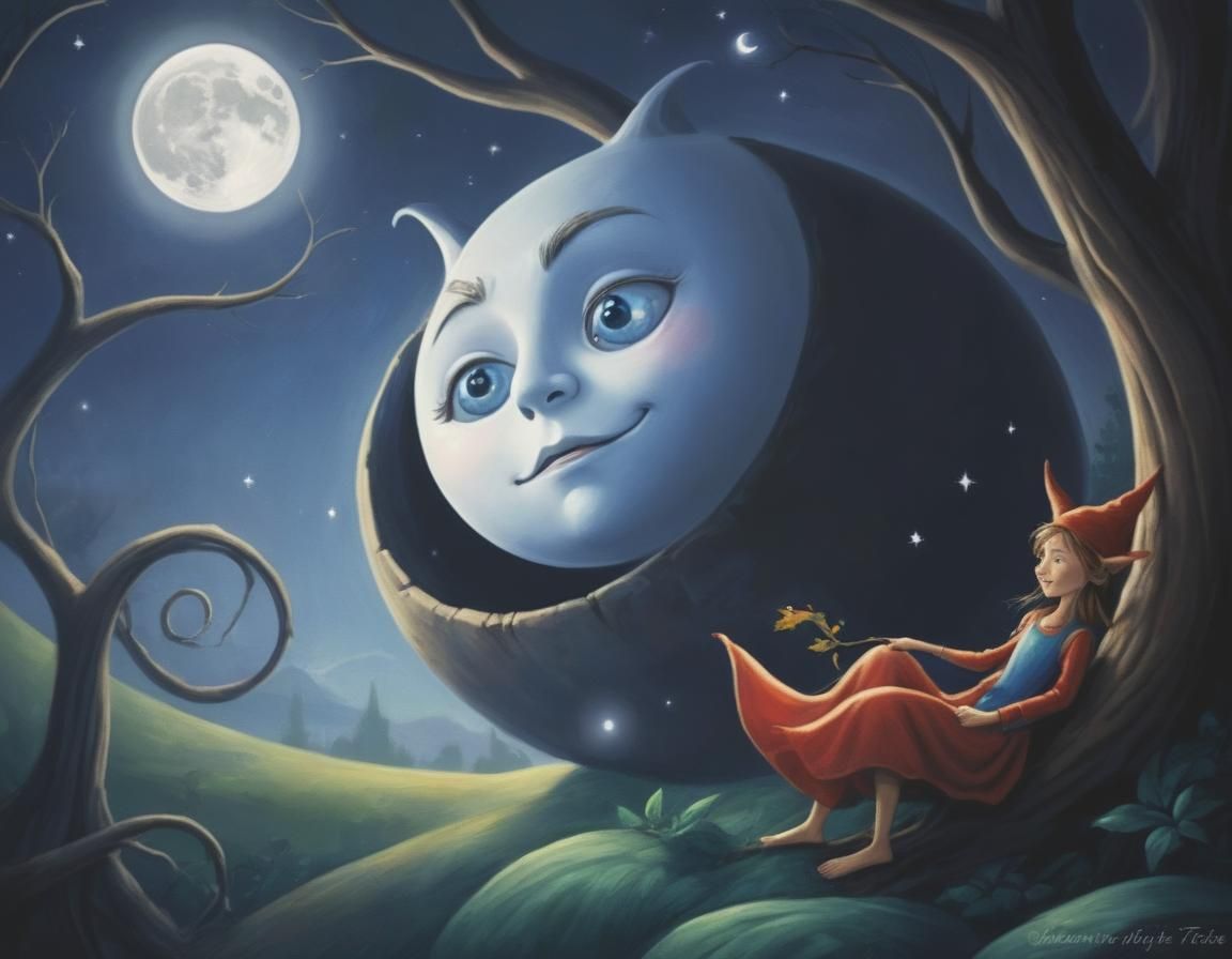 Moonface from the Magic Faraway Tree - AI Generated Artwork - NightCafe ...
