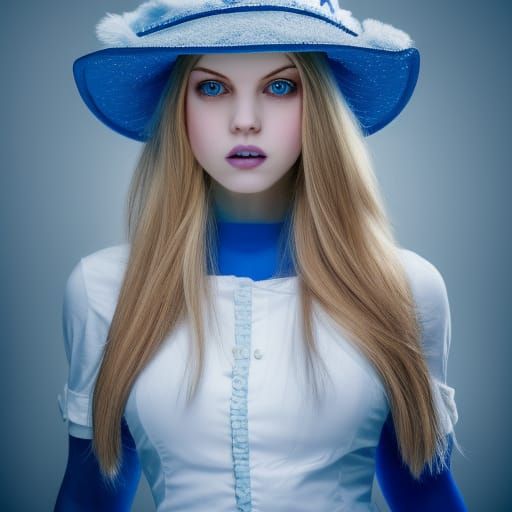 Smurfette - AI Generated Artwork - NightCafe Creator