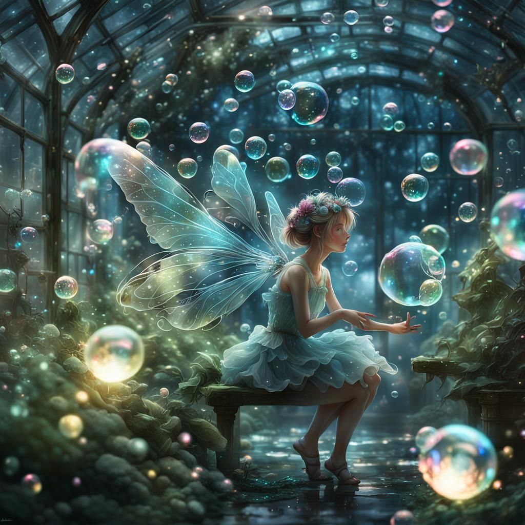 Bubble Magic - AI Generated Artwork - NightCafe Creator