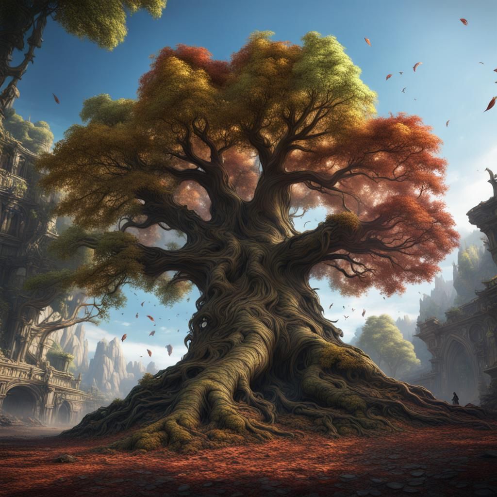 Tree - AI Generated Artwork - NightCafe Creator