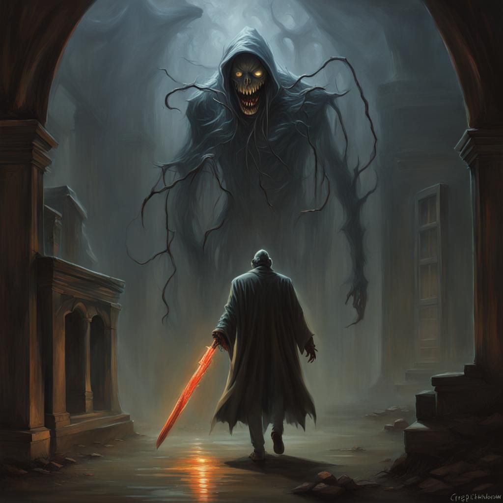 Undead boss battle - AI Generated Artwork - NightCafe Creator