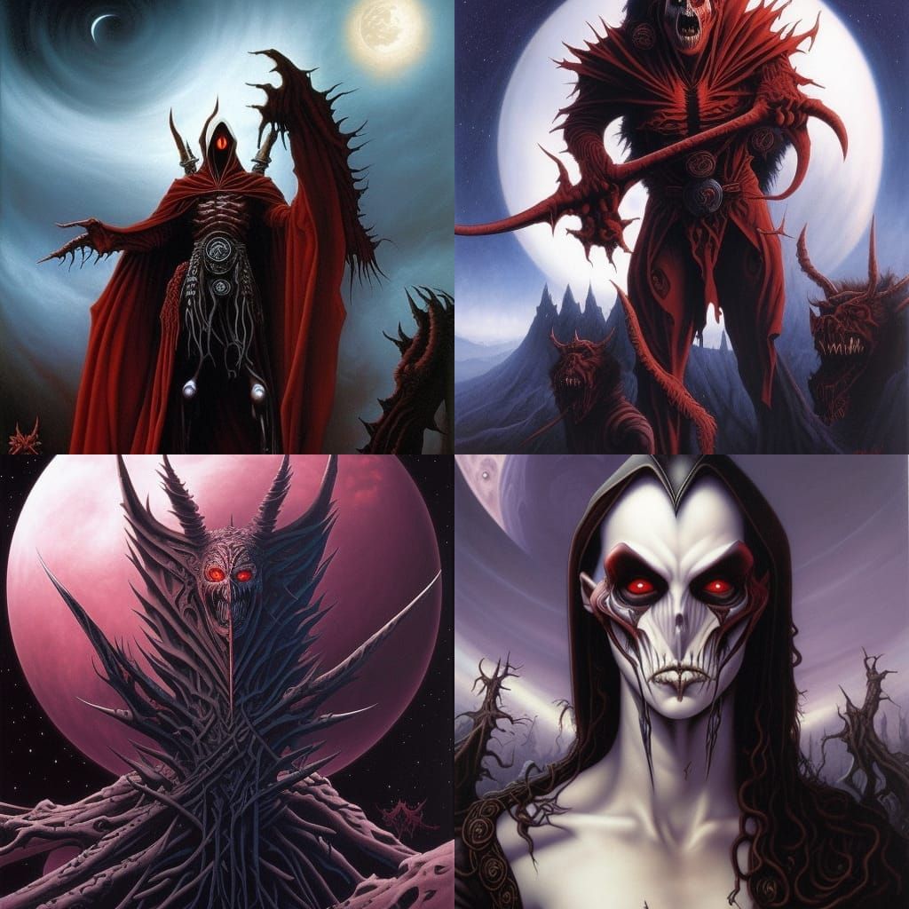 "overlord on a Dark Planet" by Gerald Brom Tim Burton, Dark Fantasy ...