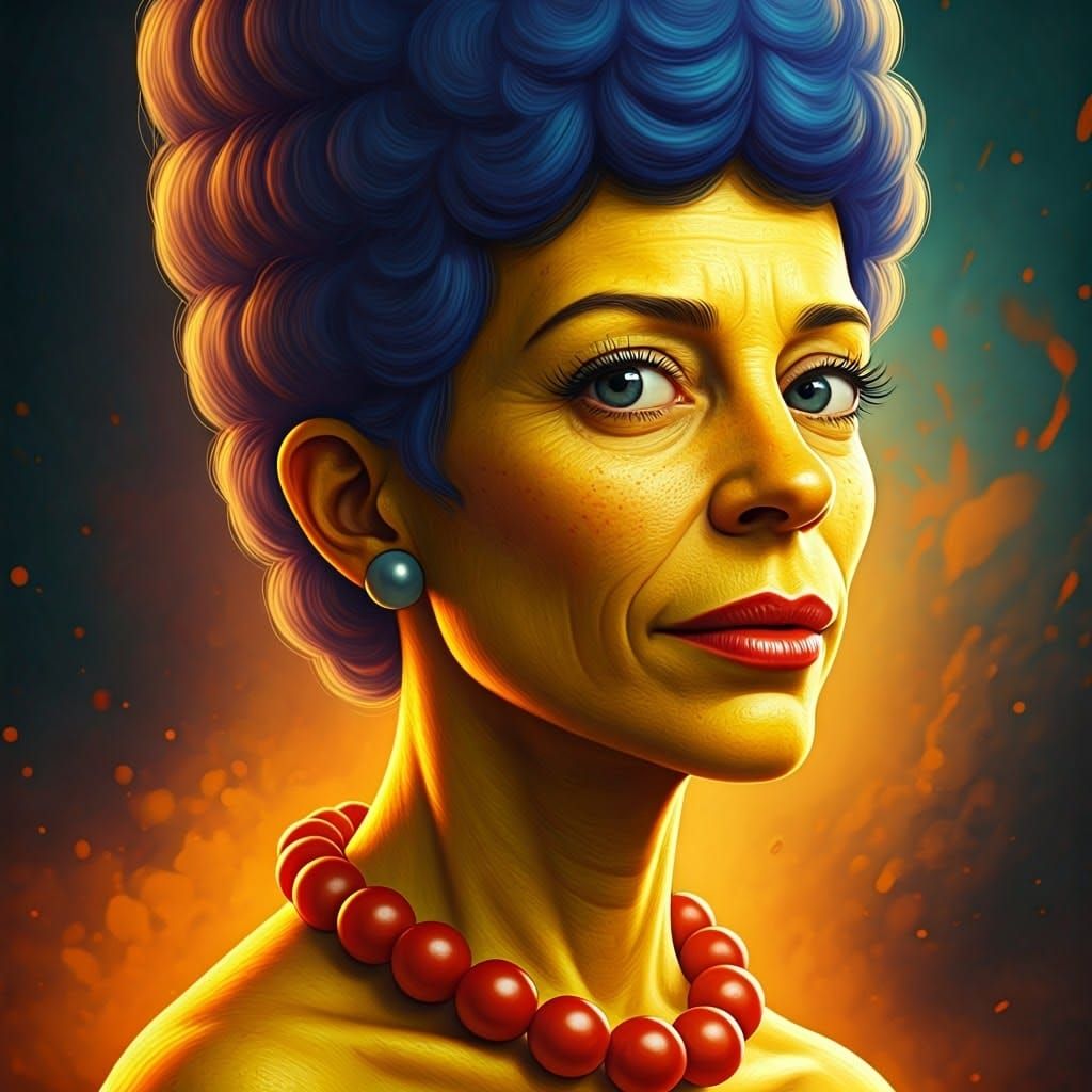 Marge Simpson as a real human - Marge Simpson as a real huma...