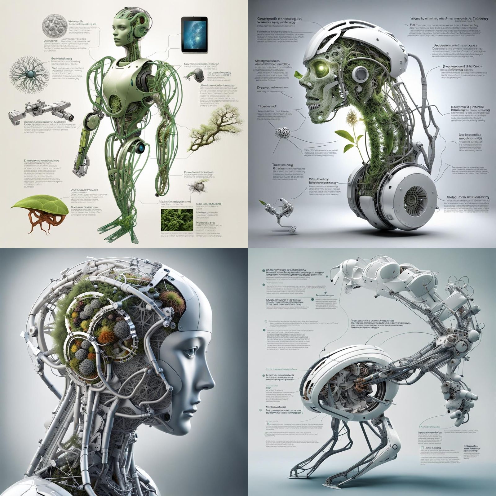 Picture introducing the topic of bio-inspired technology, biomimetics ...