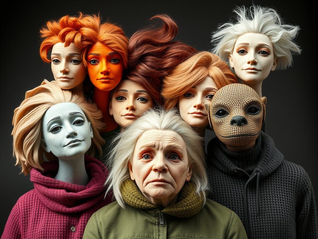 Superfluous Heads for Days You Don't Want to be Yourself