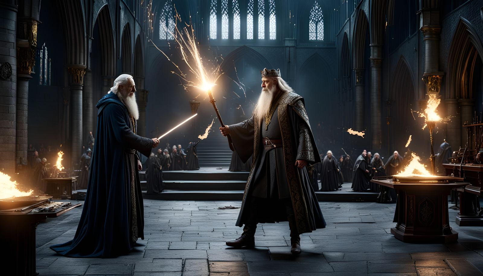 Merlin, you have taken my donut 🍩 for the last time. (Dumbledore versus ...