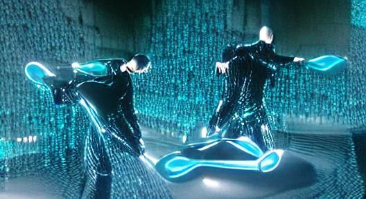 The Matrix is Tron - AI Generated Artwork - NightCafe Creator