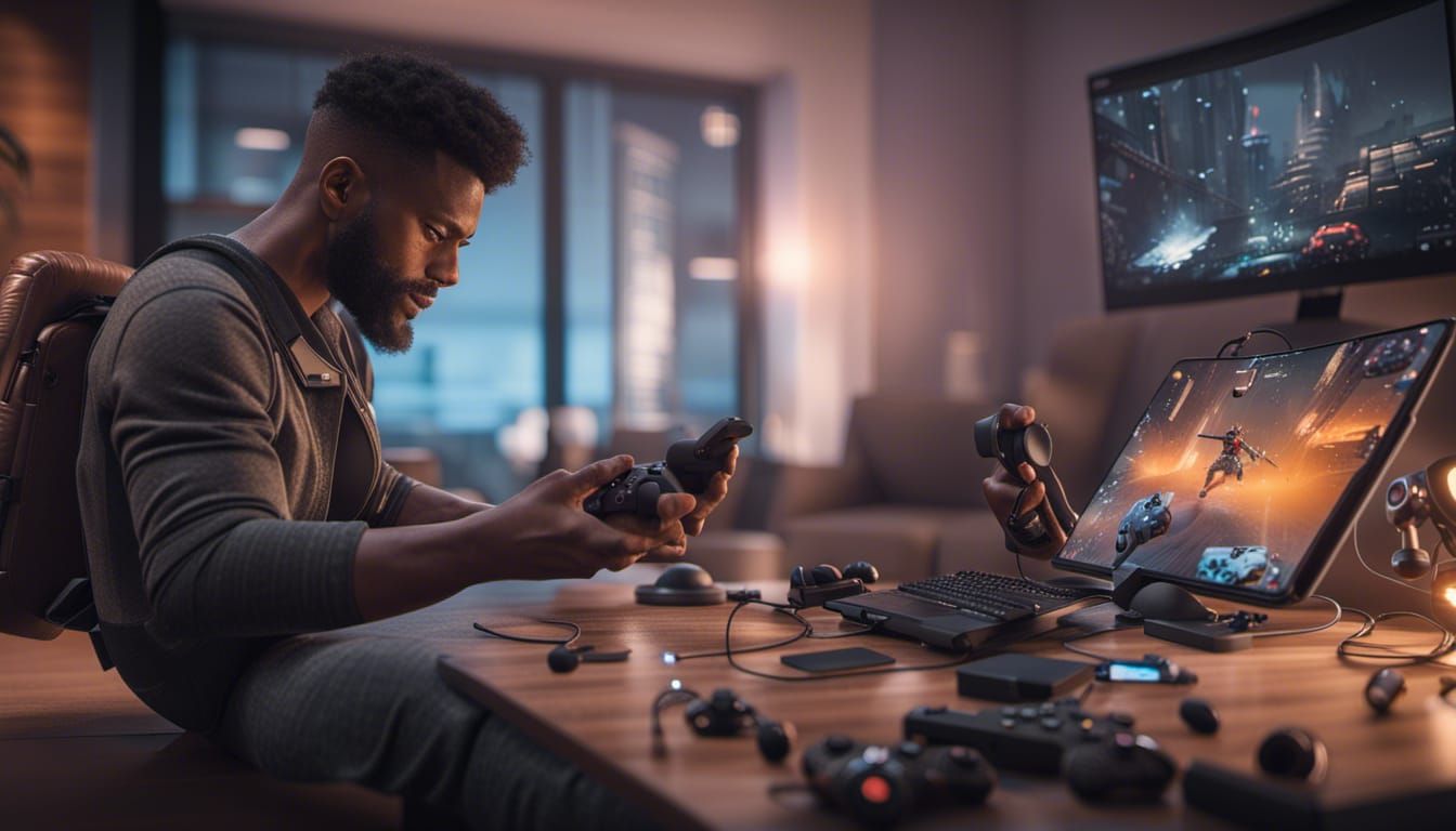 gamer - AI Generated Artwork - NightCafe Creator