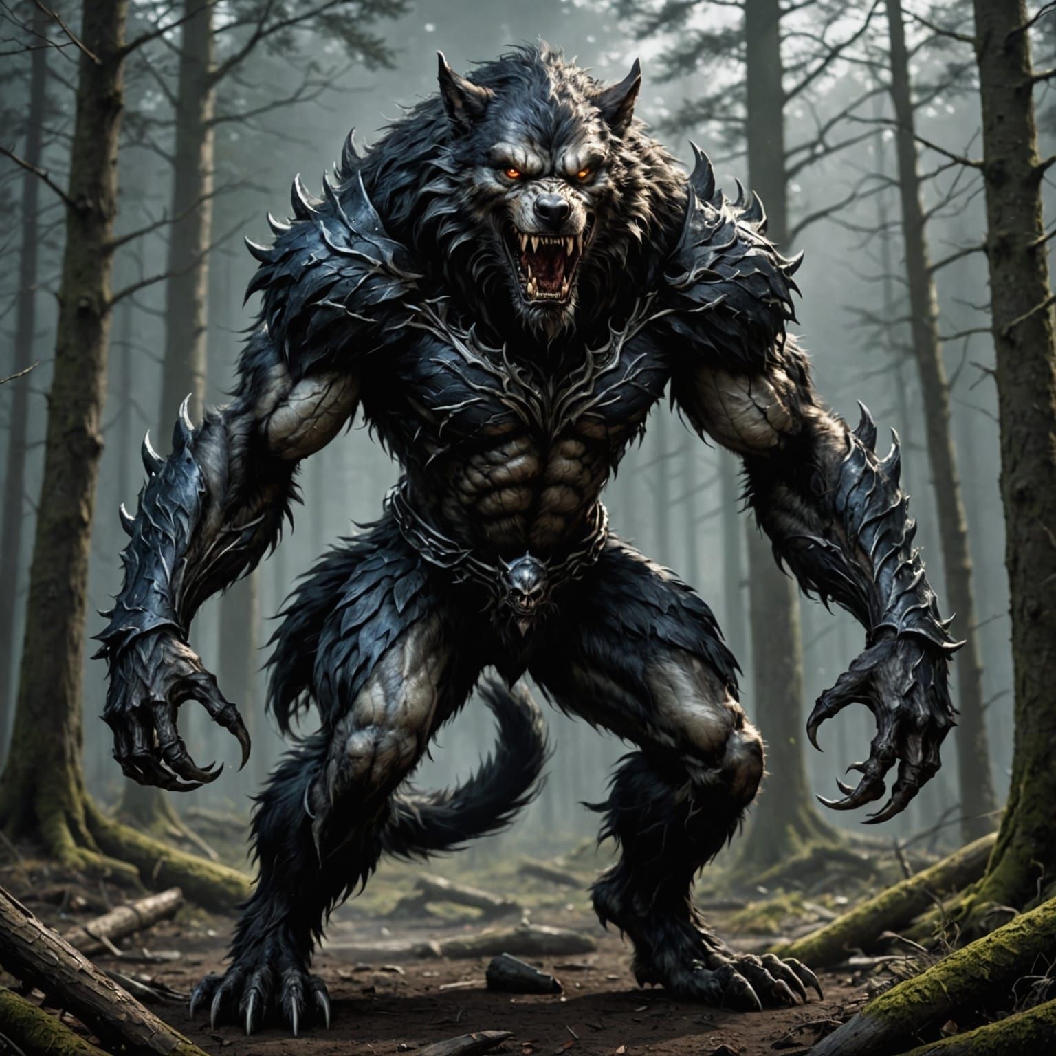 Werewolf-banshee hybrid - Lunar Werewolf Banshee