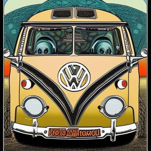 Herbie the heavy-metal VW, cartoon by fabulous furry freak brothers ...