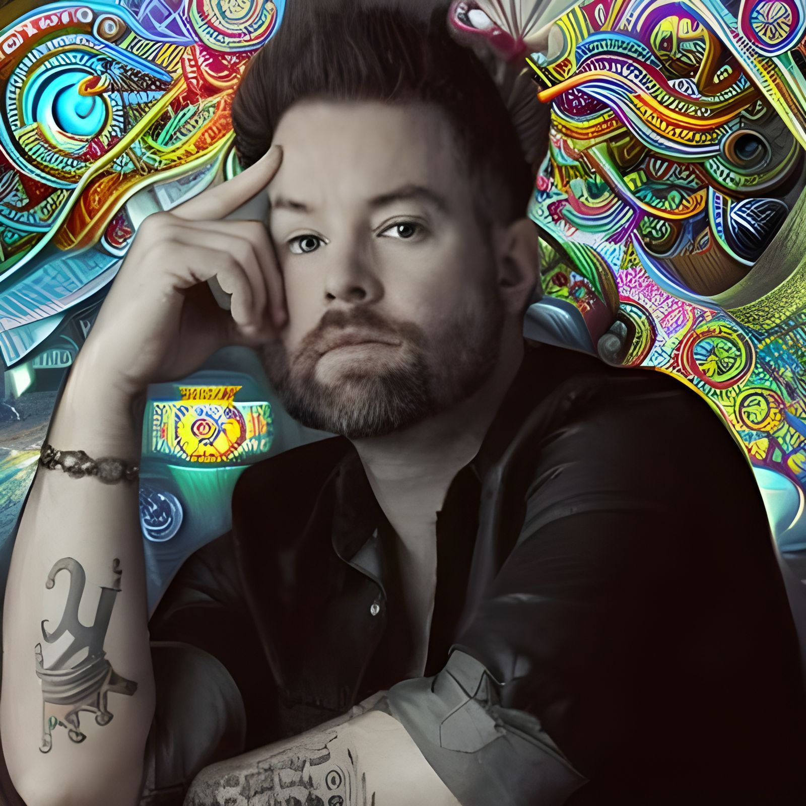 David Cook Born on Dec 20th - AI Generated Artwork - NightCafe Creator